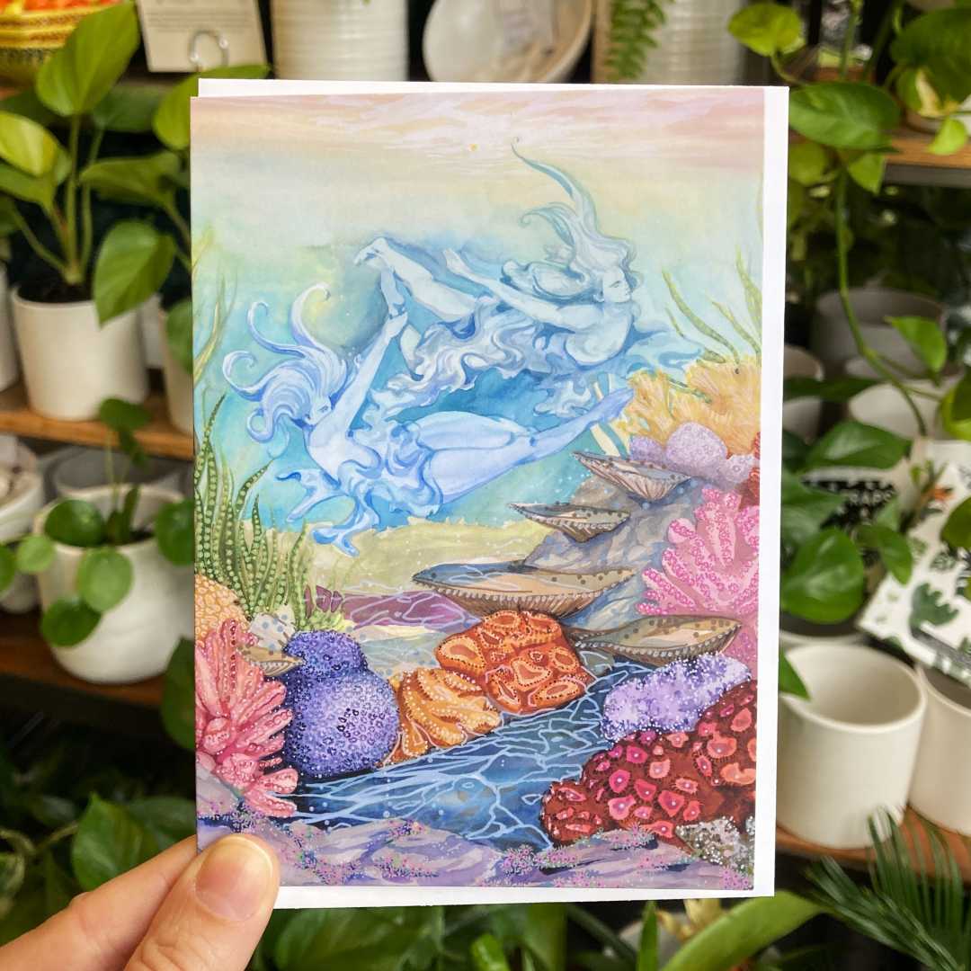 Ocean Currents Greeting Card by Andrea Durfee | Cards Rochester NY ...