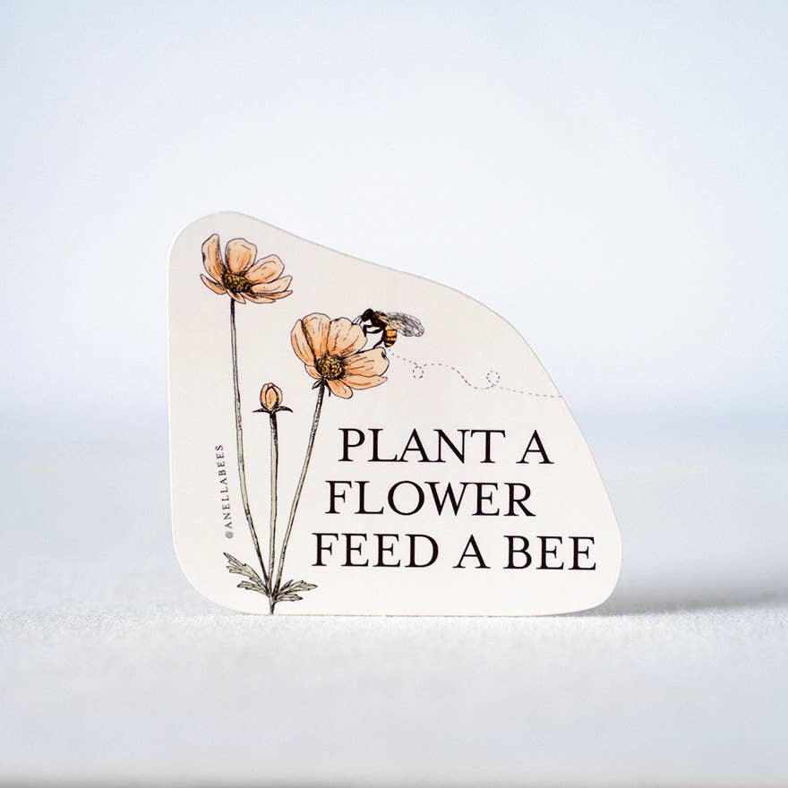 Anellabees | Plant a Flower Pollinator Stickers | Rochester NY Gifts ...