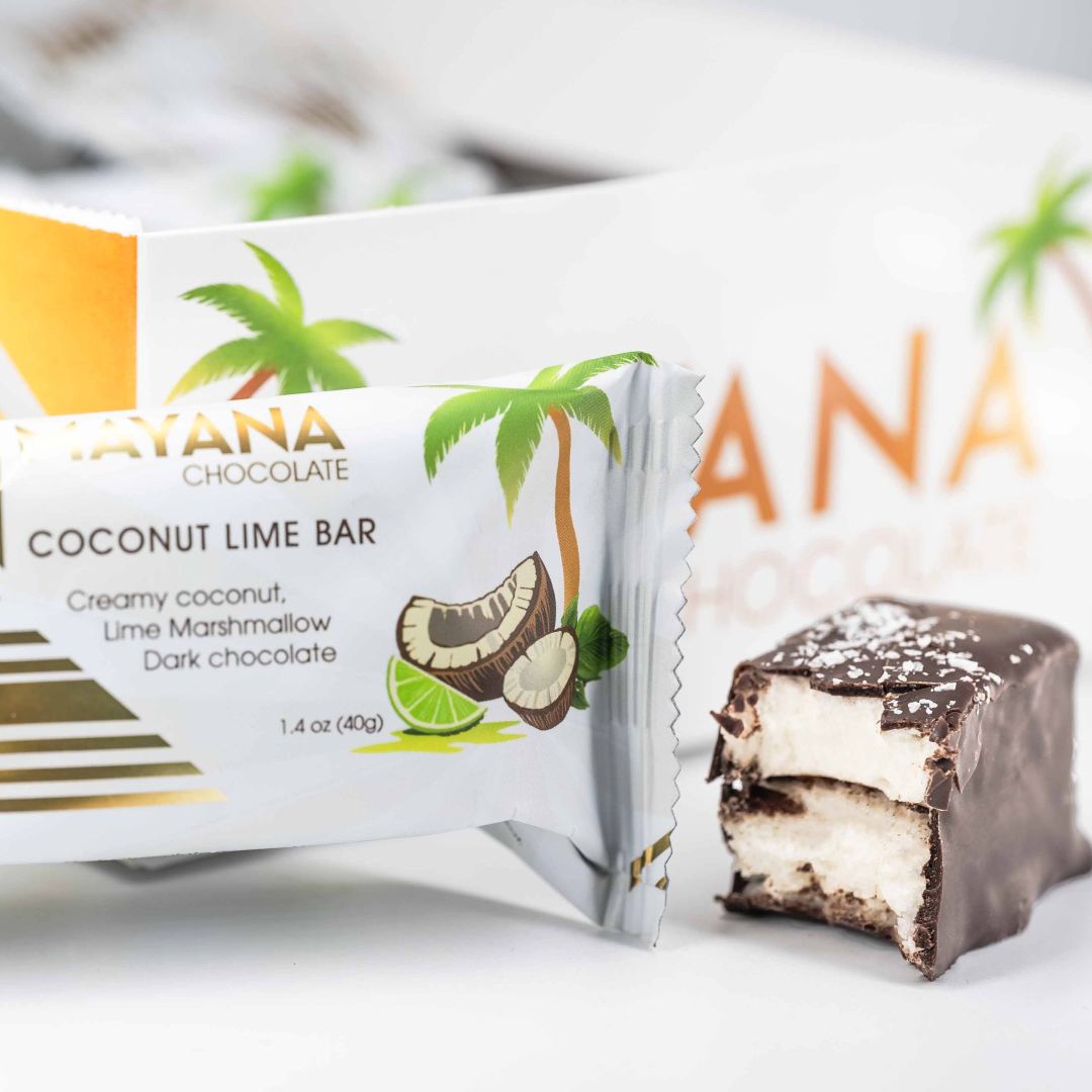 Mayana Chocolate | Coconut Lime Bar | Rochester NY Gift Shop Delivery ...