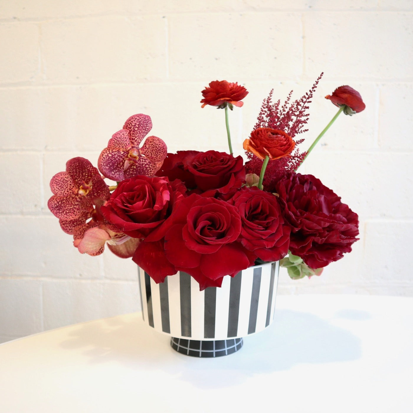 Ruby in Stripes | Valentine's Day Flower Delivery – STACY K FLORAL